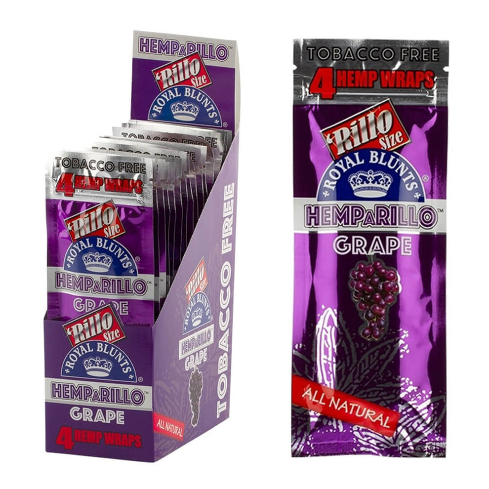 Hemparillo Hemp Wraps Grape x4 Blunts – The Golden Duck